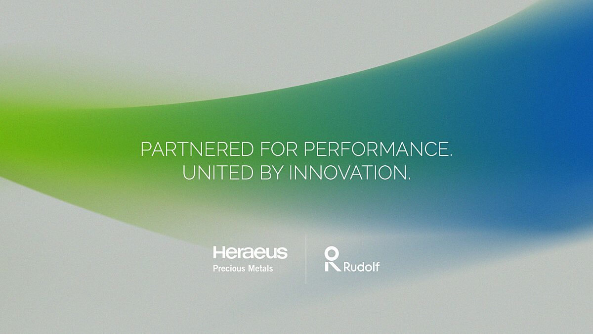 RUDOLF | Heraeus Precious Metals and RUDOLF form strategic partnership